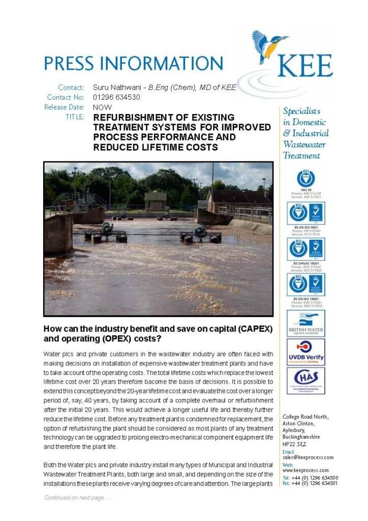 Press Articles - KEE Process